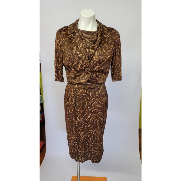 ruby krause | Dresses | 95s Vintage Roseweb Ruby Kraus Pencil Dress Set ...